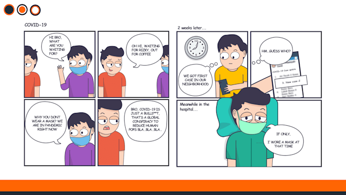 Create a simple comic strip for you by Nasinside | Fiverr