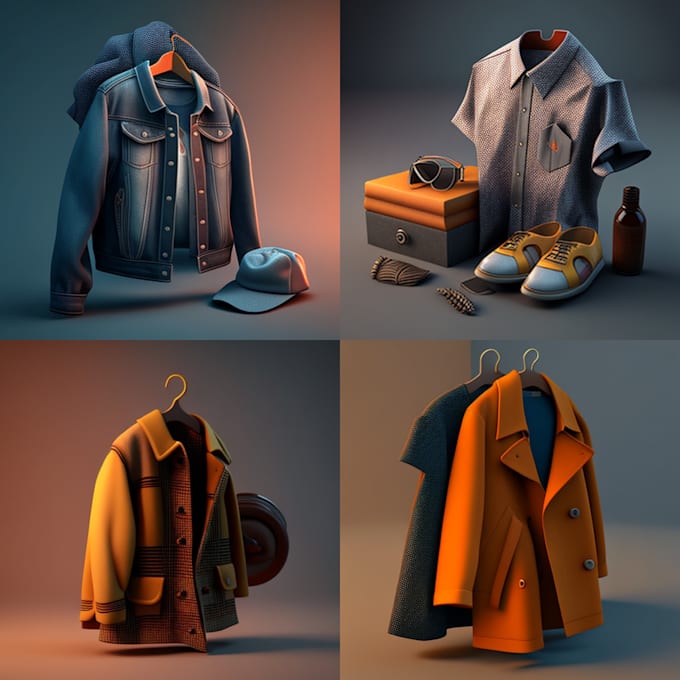 Create 3d visuals for your streetwear clothing brand, garment, or ...