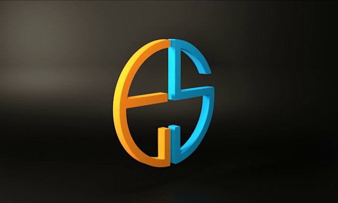 Create 3d rotating logo animation spin loop, gif animation by ...