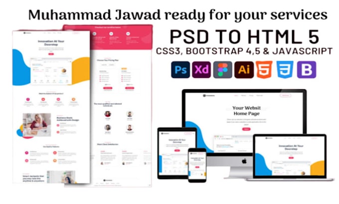 Be your front end developer by Muhamma_jawad | Fiverr