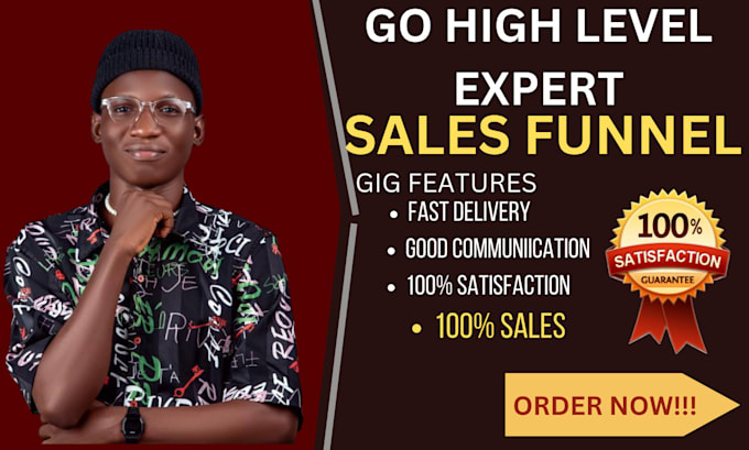 Design go highlevel sales funnel, and automation design, go, highlevel ...