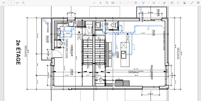 Draw plumbing and drainage blueprints for city permit by Cd_architects ...