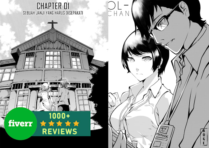 Make comic, webcomic, webtoon in manga style for you by Studioabiboge ...