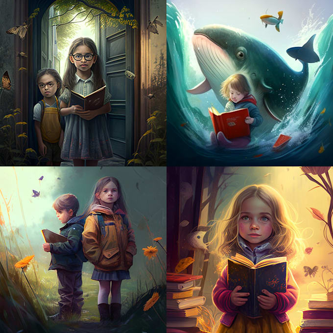Create children book illustration and cover by Maheshdeshmu162 | Fiverr