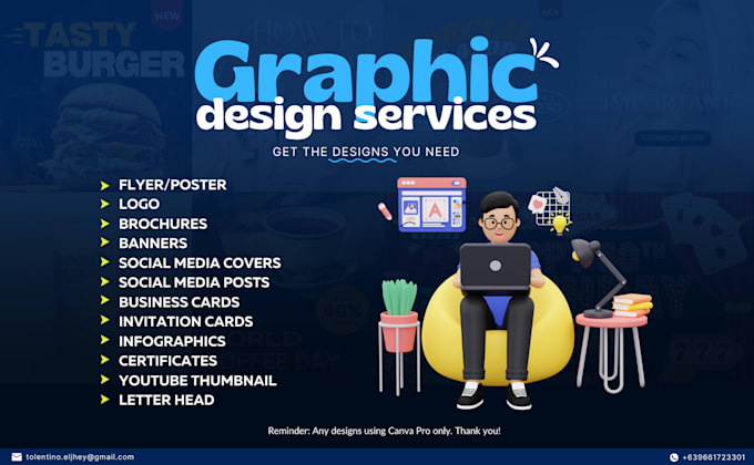 Create any designs for you by Eljheyespera | Fiverr