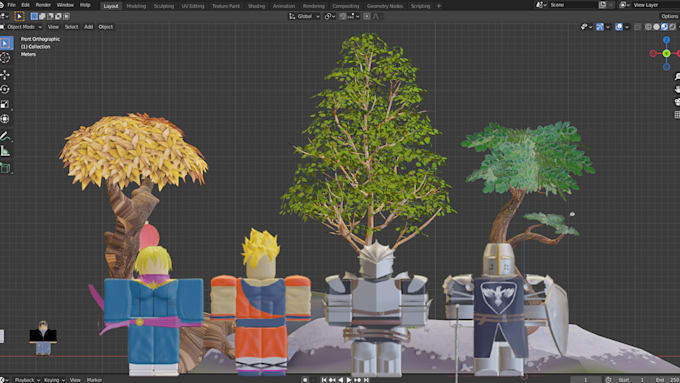 Create roblox clothing in blender by Alirazashah3 | Fiverr