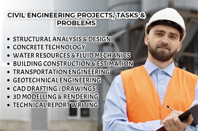 Do civil engineering problems and projects by Ahmedarslan344 | Fiverr