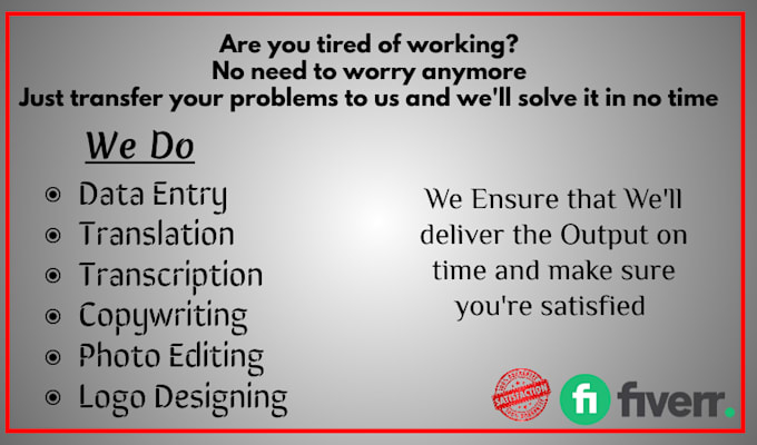 Data entry, transcription, edit, design, translate, write by Yashi_boy ... Data entry, transcription, edit, design, translate, write by Yashi_boy ...