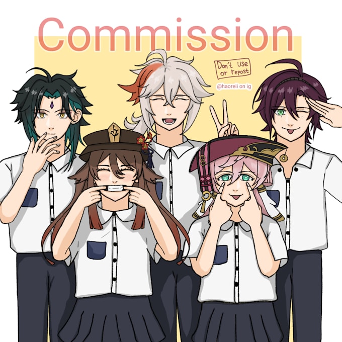 Make your ocs and fan art by Haoreii | Fiverr