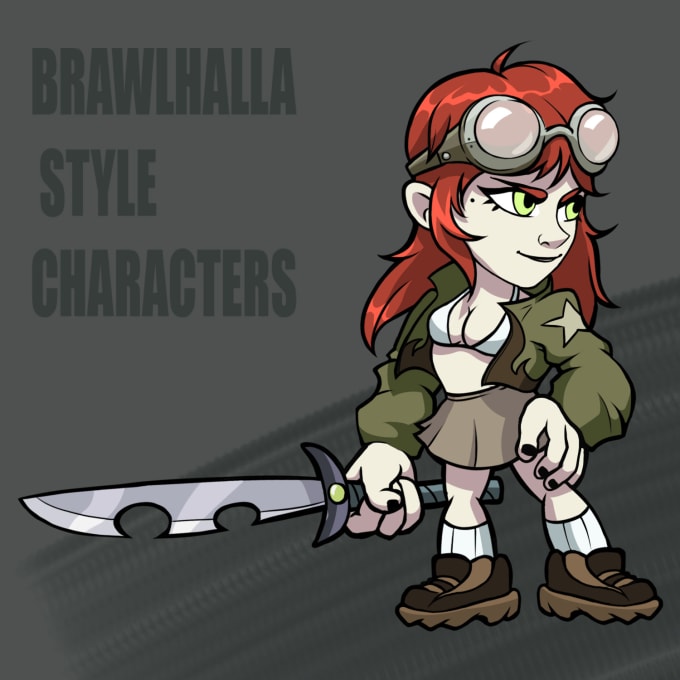 Draw you or your own characters in brawlhalla style by Wooksi | Fiverr