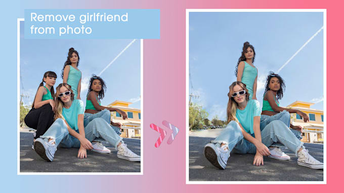 Add or remove objects, clean up photo, edit details, retouch by Hannadavisnoan | Fiverr