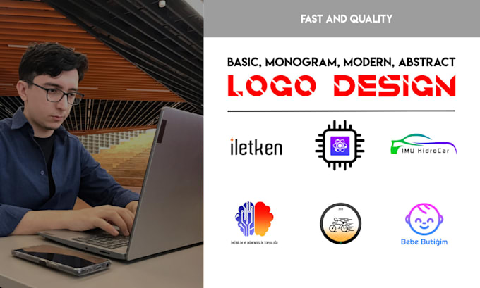 Do design basic, monogram, abstract logo by Alperenhi | Fiverr