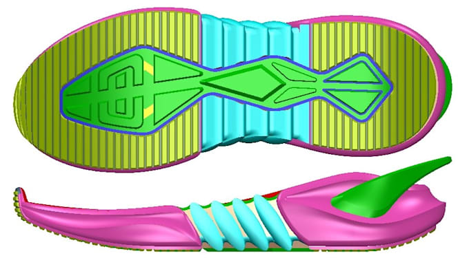 Create 3d shoe sole design by Tarlochan1331 | Fiverr