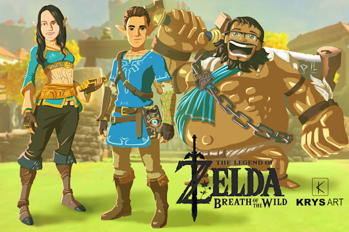 how to draw all zelda characters