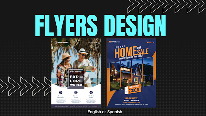 Design a flyer in english or spanish by Isamarzambrano | Fiverr