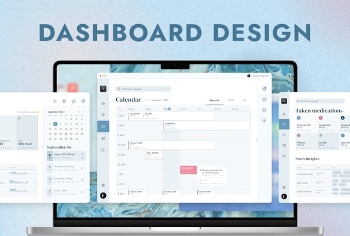 Design dashboard, ux ui system, data visualization, crm system by ...