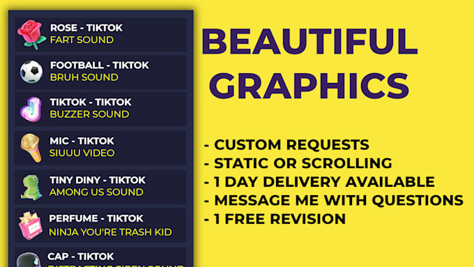 Design a stunning tiktok live stream gift graphic by Wg_mojo | Fiverr