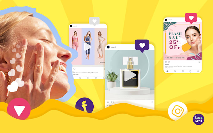 Create engaging motion graphic video ad post for social media by Buzzgraf | Fiverr