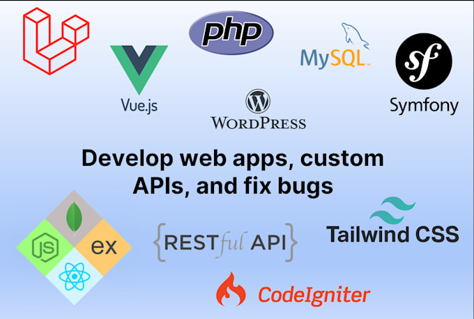Craft stunning web applications with php, js and fix bugs by Pharoouzy | Fiverr