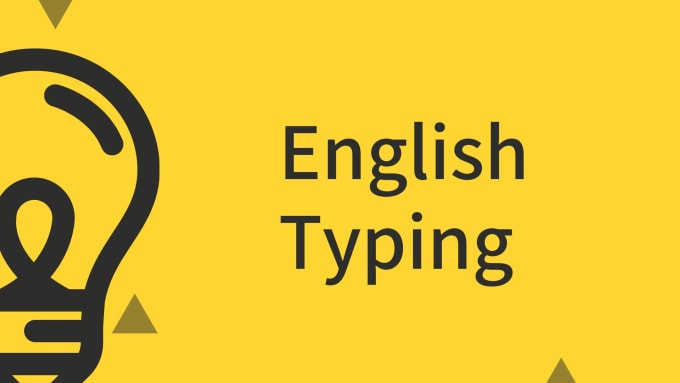Do accurate extra fast typing job by Wiagg232 | Fiverr Do accurate extra fast typing job by Wiagg232 | Fiverr
