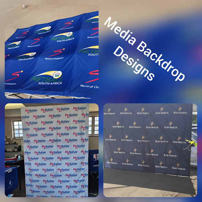 Design your media backdrops by Tjdesigns365 | Fiverr