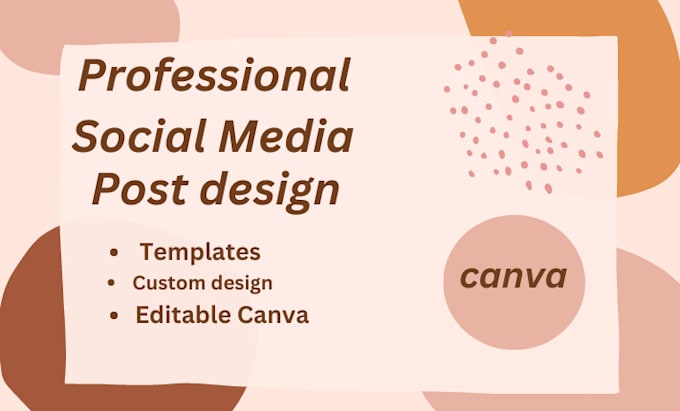 Create professional social media post, editable canva design by ...