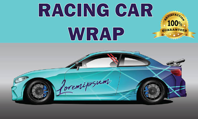 Create a professional racing car wraps design racing bike by ...