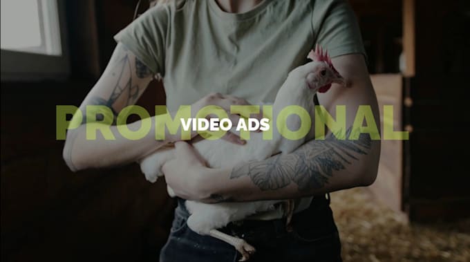 Create promotional video ads or short video ads for marketing ...