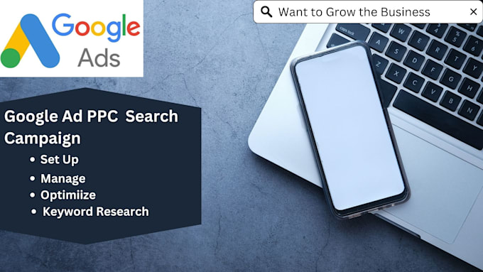 Run google search ppc ad campaign with ads manager by Tehreemsherwani ...