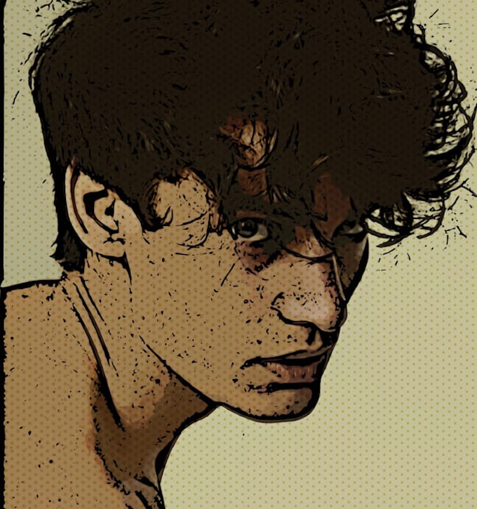 Draw digital comic book style drawings from a photo by Raghavkatta733 ...