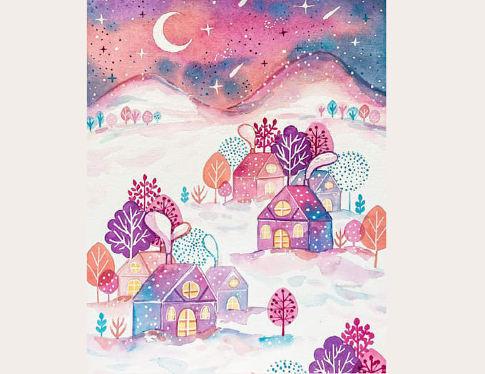 Design creative watercolour seamless pattern for textile fabric prints ...