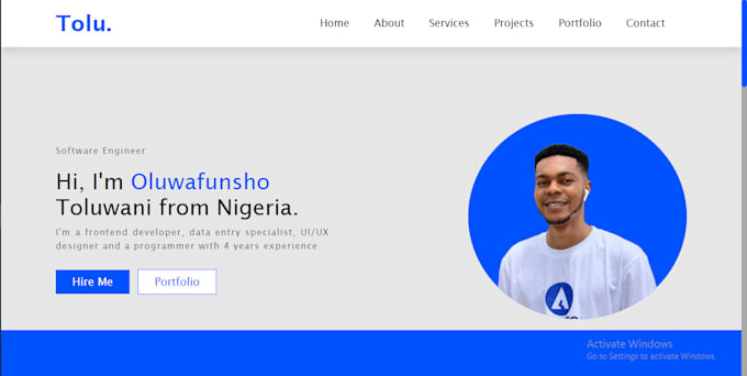 Be Your Frontend Web Developer Html Css React Javascript By Codedtunex Fiverr