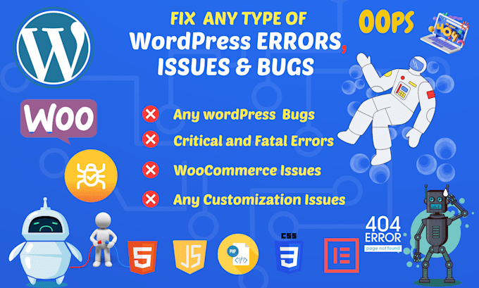Fix and debug wordpress errors, issues, bugs, and customization by ...