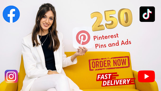 Design 250 custom pinterest pins and ads professionally by ...