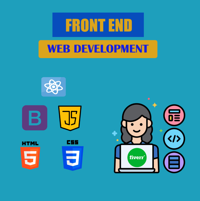 Be Front End Web Developer Using Html Bootstrap Javascript Css By Sabaaacheemaa Fiverr