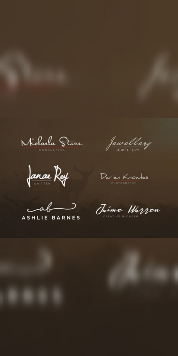 Do signature logo design by Hammad_hassan18 | Fiverr