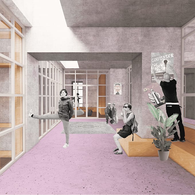 Create an architectural collage by Levon20 | Fiverr