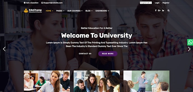 Design amazing website for your business with html php and dot net core ...