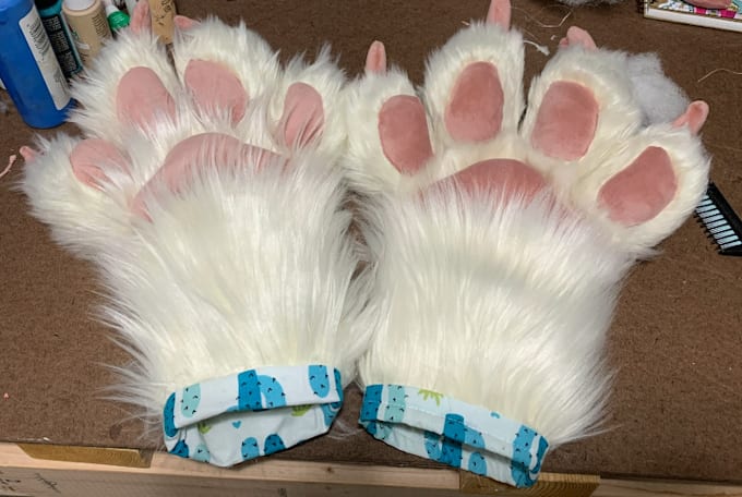 Create two fursuit handpaws by Muttskystudios | Fiverr