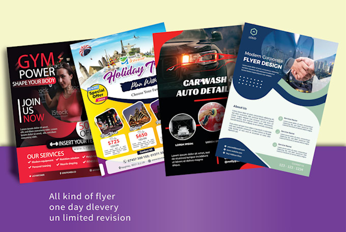 Design professional and eye catch flyer or poster for you by Hire4 ...