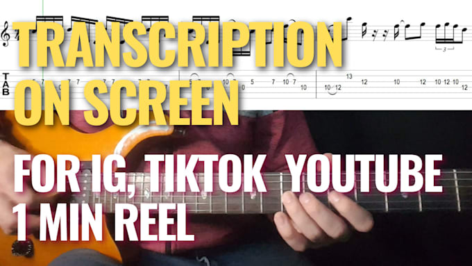 Create a tab or sheet for your music reel video and sync it by ...