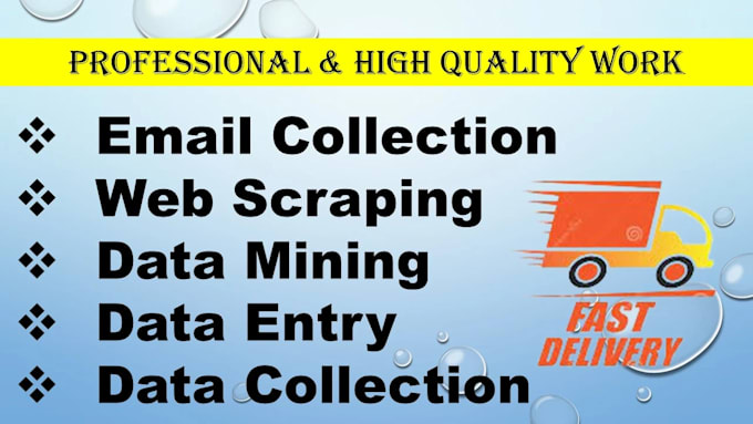 Do data entry email collection web scraping data collection by Bhaveshbhagat | Fiverr
