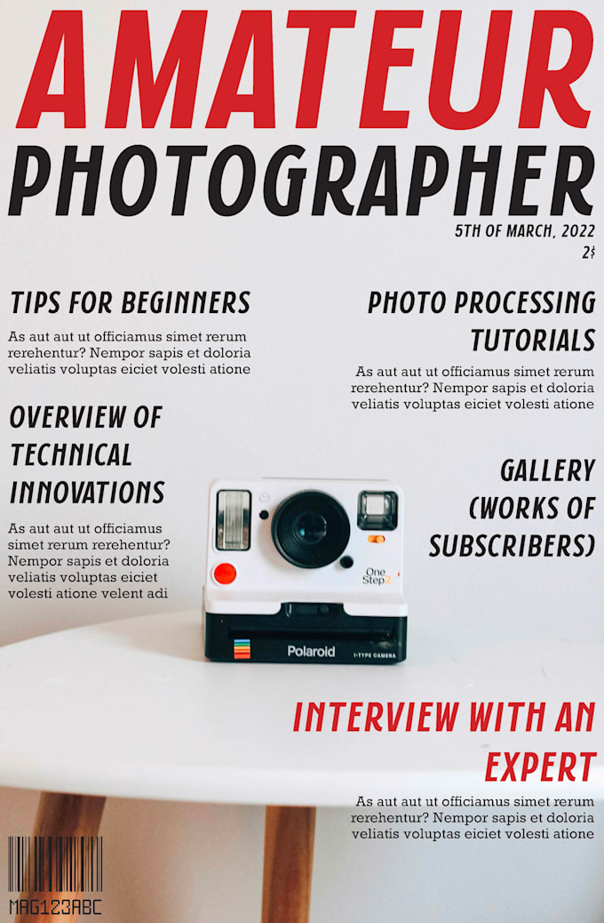 Make a magazine cover by Anagheorghiu23 | Fiverr