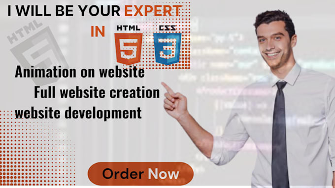 Use animation, edit and upload more features through html and css by ...
