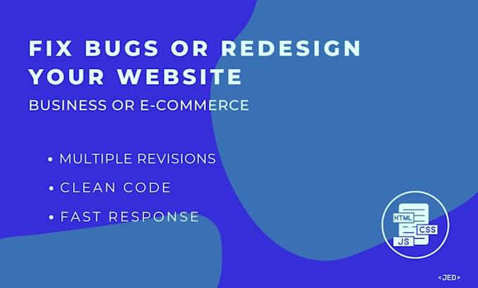 Fix bugs or redesign business website html css javascript by Julianespa ...