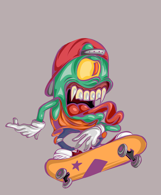 Make you a cool graffiti and slang themed character by Cuplisgaming ...