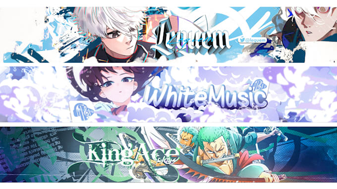 Design the best anime banner by Remofx | Fiverr
