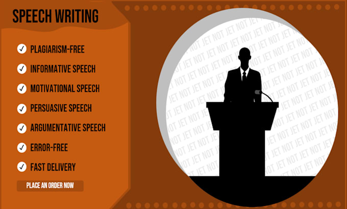 Write an amazing script for your speech by Notjet | Fiverr