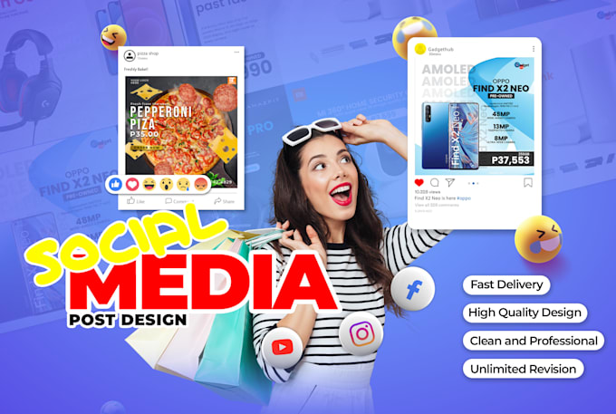 Design social media creative ads professionally by Etadenagraphics | Fiverr