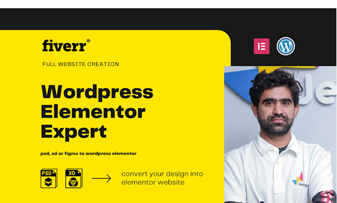 Website-design klonen, figma mit elementor pro in wordpress konvertieren